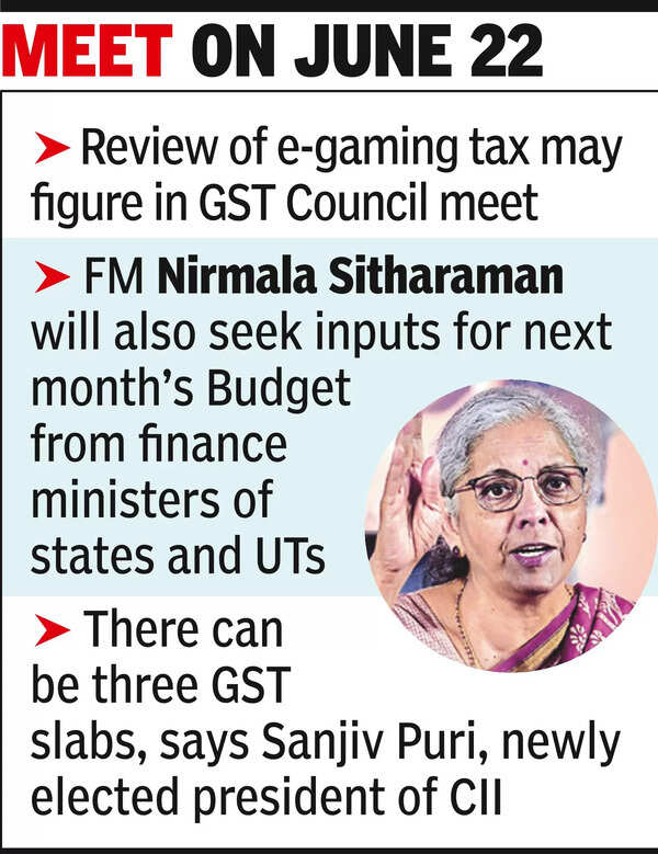 GST Council: Rate rejig may come back on GST Council table | Delhi News ...