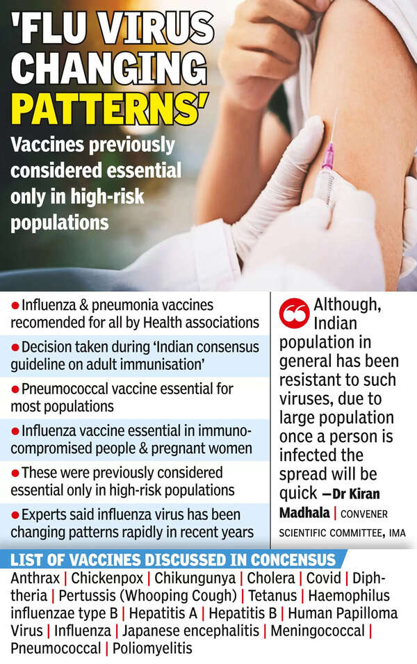 Influenza Vaccine: Influenza & pneumonia shots key for all: Experts ...