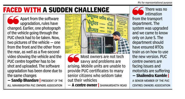 PUC Centres: Citizens struggle for PUC certificates after system ...