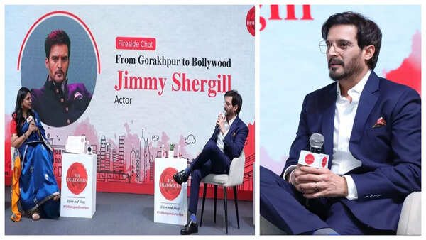 Jimmy Sheirgill poses for the shutterbugs