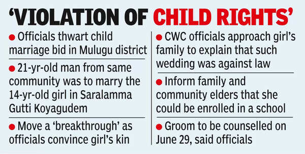 Child Marriage: Officials prevent 14-year-old’s marriage in ...
