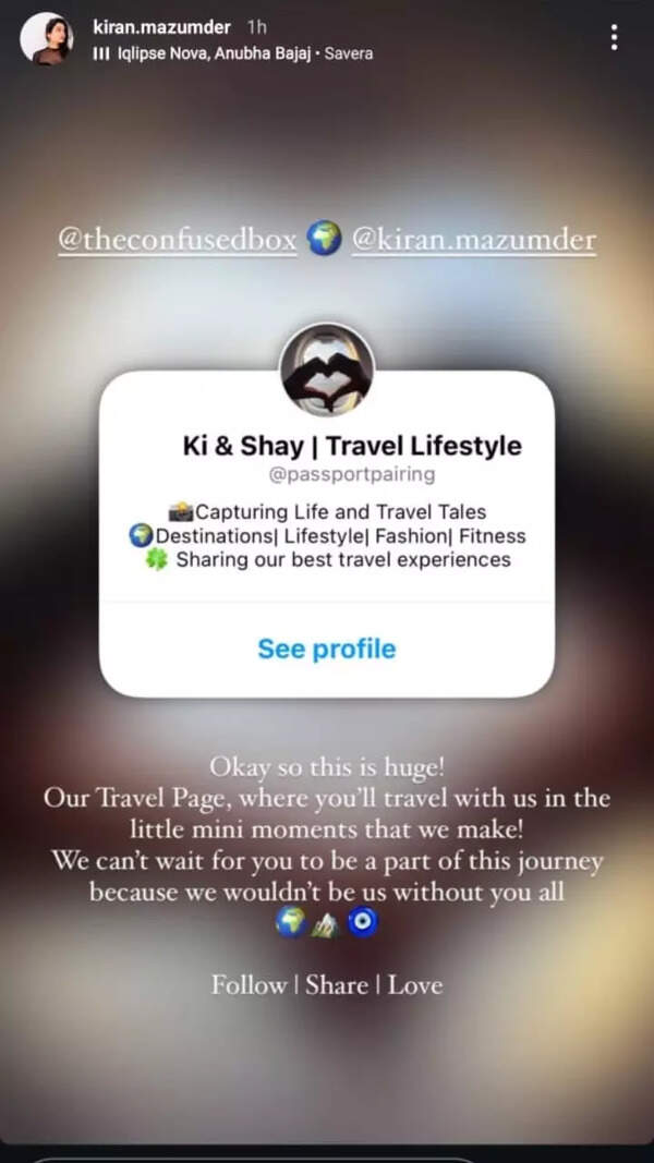 Sayanta Modak and Kiran Mazumder take their ‘relationship’ to the next ...