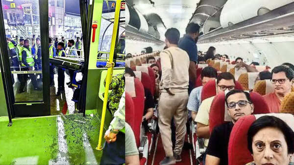 Video: IndiGo pilot collapses and dies at Nagpur airport boarding gate ...