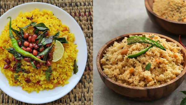 Poha vs Upma Benefits: Which is healthier? | - Times of India