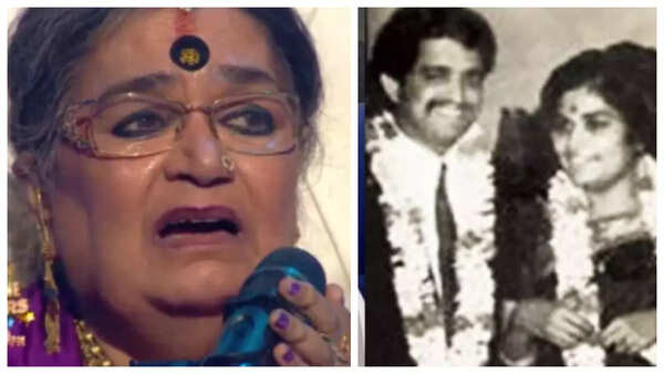 Usha Usthup belts out her famous song 'Darling' at an event in kolkata