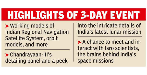 Isro Exhibition: Isro exhibition at Khanna institute: Step into outer ...