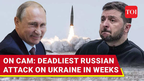 Russian Iskander Missile Hits Ukrainian Military Base; Footage Captures ...