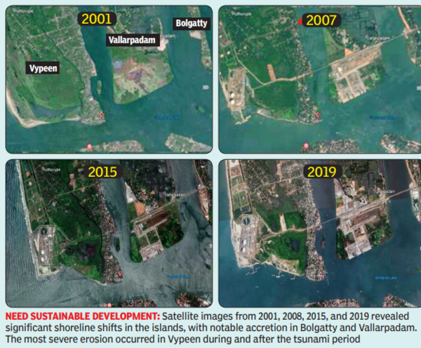 Kochi Islands: Study reveals erosion and shifting shorelines in Kochi ...
