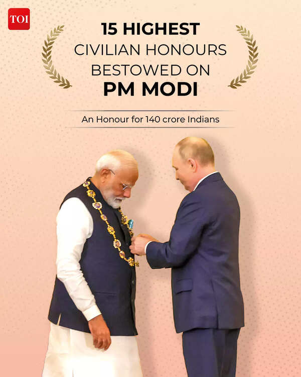 "Narendra Modi: A Leader Honoured Globally with Top Civilian Awards ...