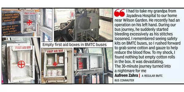BMTC Buses: Medical Kit Missing on BMTC Buses | Bengaluru News - Times ...