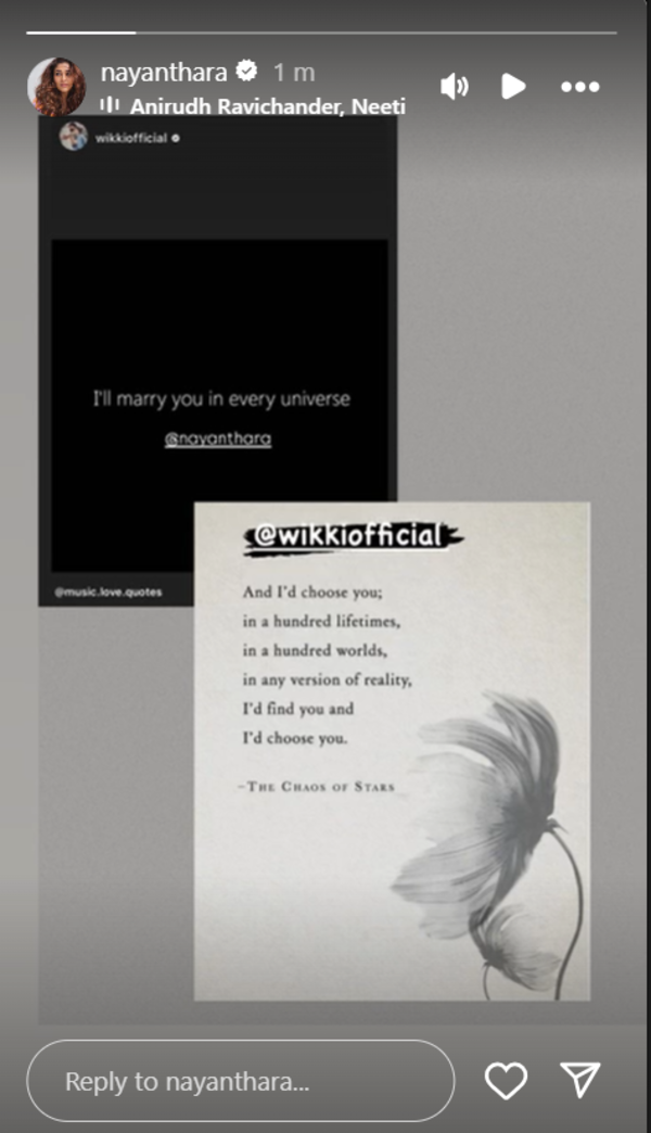 Vignesh Shivan says 'I will marry you in every universe' to Nayanthara ...