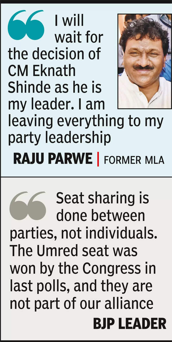 Raju Parwe: BJP stakes claim to Umred constituency, future uncertain ...
