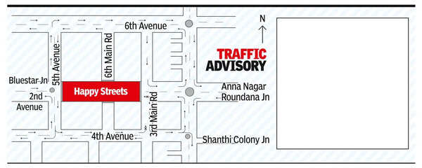 Happy Streets Initiative: Happy Streets Initiative in Anna Nagar This ...