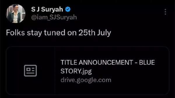 Did SJ Suriyah accidentally reveal the title of Vignesh Shivan's new ...
