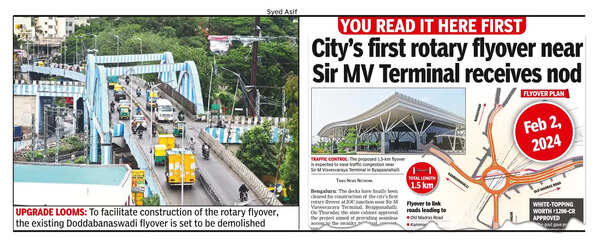 Rotary Flyover: BBMP receives 4 bids for rotary flyover project reboot ...