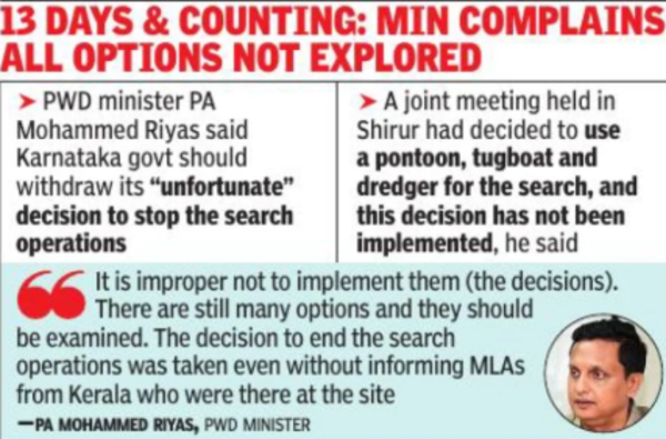 Karnataka suspends ops, Kerala's agonising wait for Arjun continues ...