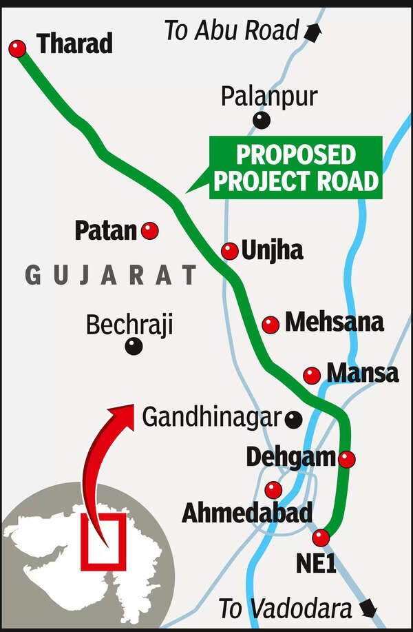 Tharad-A’Bad Corridor: Approval for Tharad-Ahmedabad Corridor Boosts ...