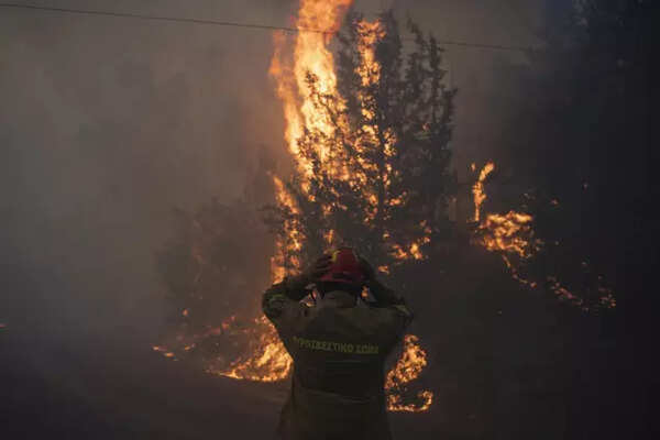Wildfires spread 'like lightning' in Greece: Evacuations ordered, 16 ...