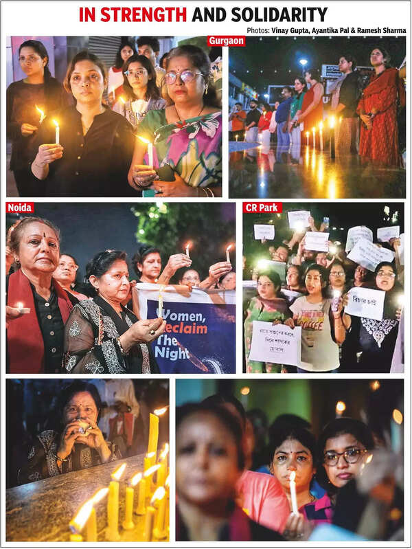 'Safety as much our right as men's': Silent midnight protest screams ...
