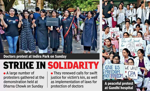 Doctor Strike: Medico rape & murder: Doctors announce indefinite strike ...