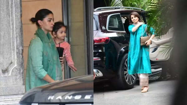 Twinning in style: Alia Bhatt and Neetu Kapoor shine in coordinated ...