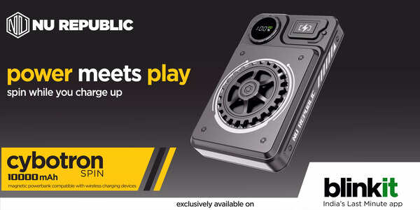 Nu Cybotron Spin is India’s first wireless powerbank with a fidget ...