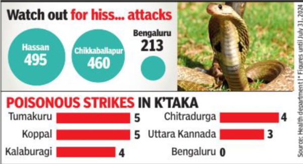 Snakebites up 13%, deaths double in state | Bengaluru News - The Times ...