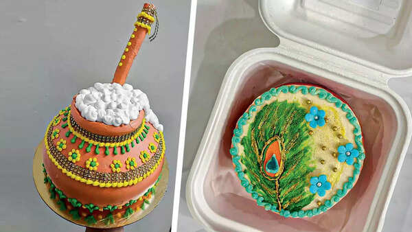 Murali, makkhan & more: Bakers share Janmashtami cake ideas - Times of ...