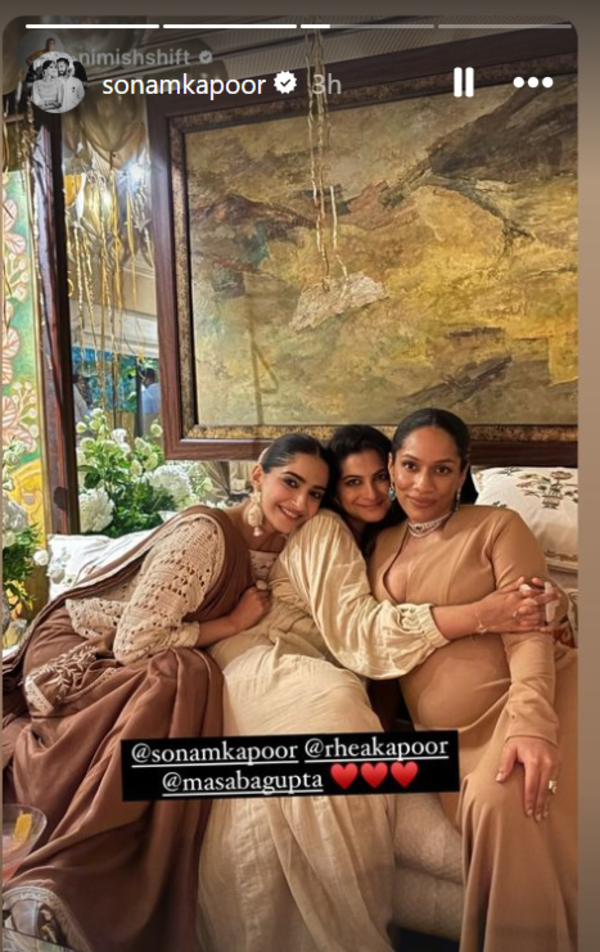 Masaba Gupta's baby shower: Sonam Kapoor, Rhea Kapoor, Neena Gupta, Soni Razdan, Satyadeep ...