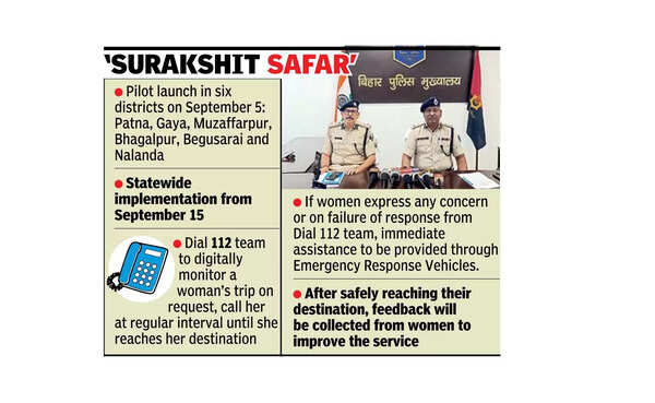 Bihar Police: Dial 112 for safe travel under Bihar Police’s new ...