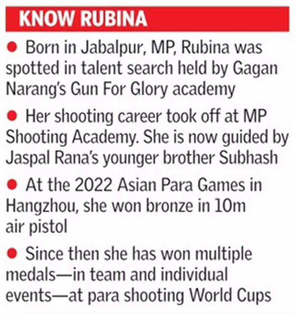 Paris Paralympics: Rubina Francis brings more joy for shooters | Paris ...