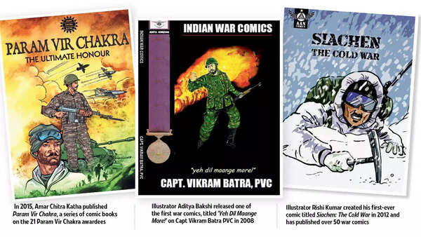 ‘Comics on war heroes help children know more about the armed forces ...