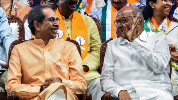 Maharashtra political turmoil: NCP meeting underway at Sharad Pawar’s residence