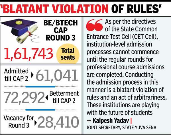 CET Admission Process: Notice to college for failure to follow CET ...