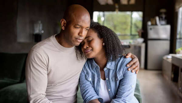 Simple ways to comfort your partner in tough times - Times of India
