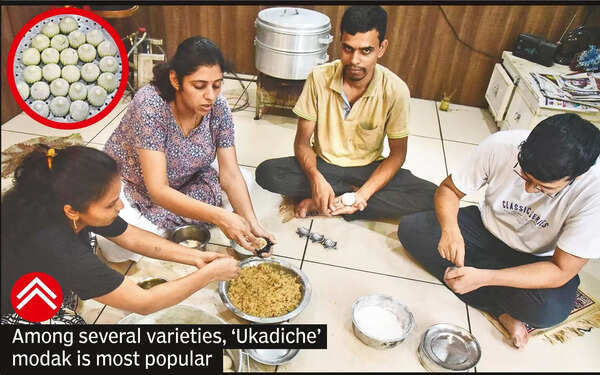 Modak: Homemade Modaks: A Tradition of Taste and Togetherness in Nagpur ...