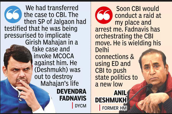 Anil Deshmukh Challenges Fadnavis: Arrest Me If You Can! | Nagpur News - Times of India