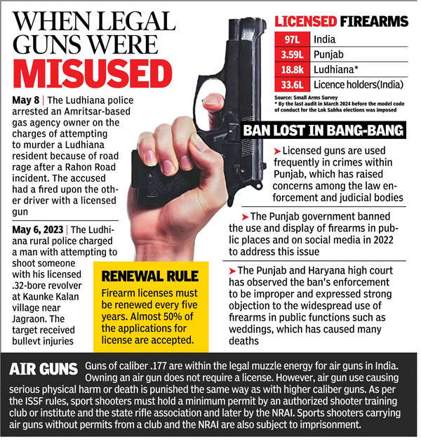 Licensed Gun’s First Shot Of 18 Yrs Fired In Revenge | Ludhiana News ...