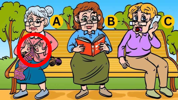 Optical Illusion: Only a smart person can tell which granny is an alien ...