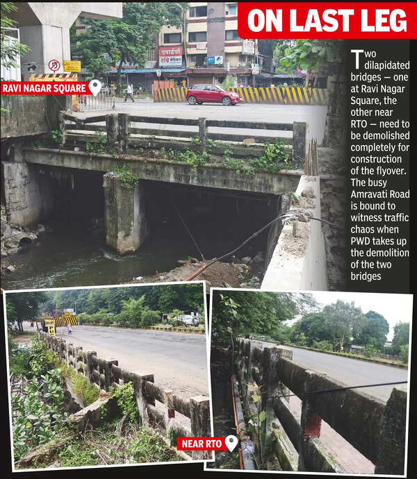 Two Old Bridges Stall Work Of New Flyover On Amt Rd | Nagpur News ...