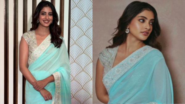Navya Naveli Nanda's minimal sari outing is a classic Bachchan lady ...