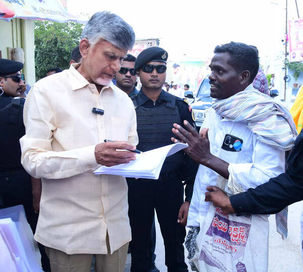 Andhra Pradesh CM Chandrababu Naidu promises launch of distribution of three free gas cylinders ...
