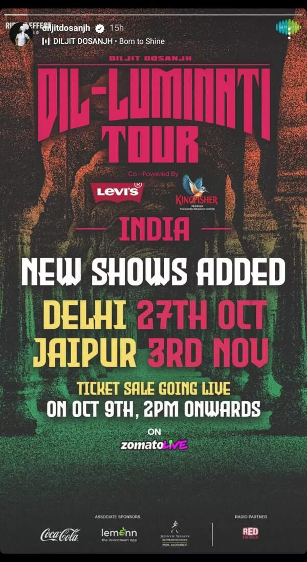 Diljit Dosanjh adds new shows for his sold-out Dil-Luminati tour in ...
