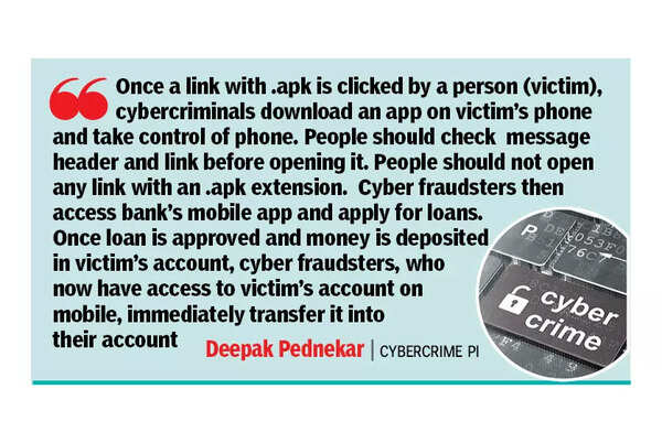 Now, cybercriminals hacking phones to get 'loans' | Goa News - The Times of India