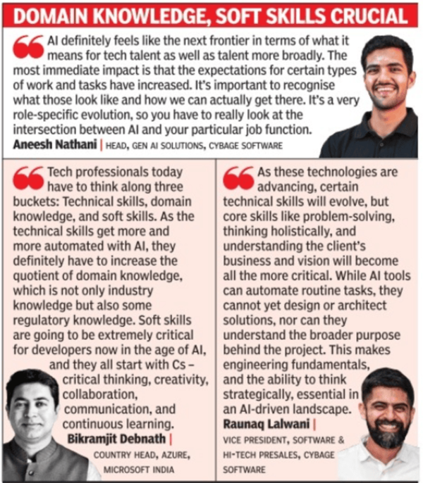 Tech Career: Learn AI to secure your tech career - The Times of India