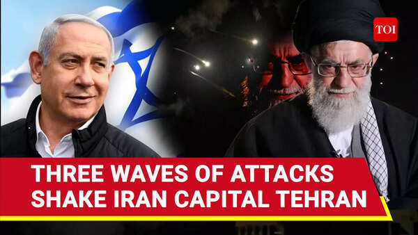 Iran Missiles POUND Israel For 4th Time In 12 Hours; Buildings Razed ...