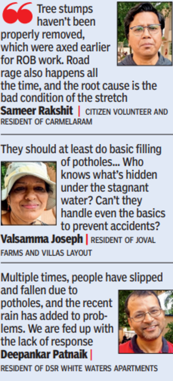 Carmelaram-Gunjur Road: Residents Urge Immediate Action for Deteriorating Carmelaram-Gunjur Road ...