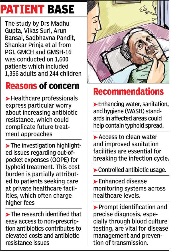 Study Reveals Alarming Typhoid Antibiotic Resistance in Chandigarh ...