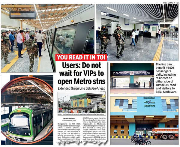 Bengaluru's Green Line Extended: New Metro Opens After 7 Years ...