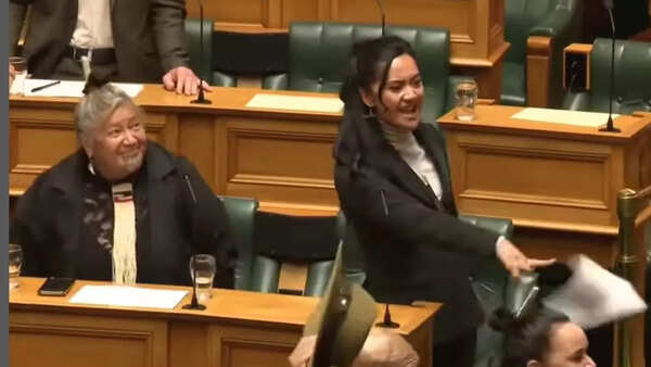 New Zealand MP performs powerful tribal dance Māori Haka in Parliament ...